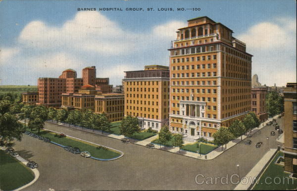 Barnes Hospital Group St. Louis, MO Postcard