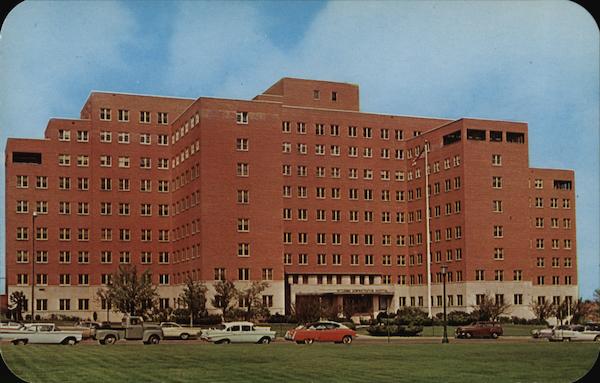 Veterans Administration Hospital, Completed in 1951 Denver, CO Postcard