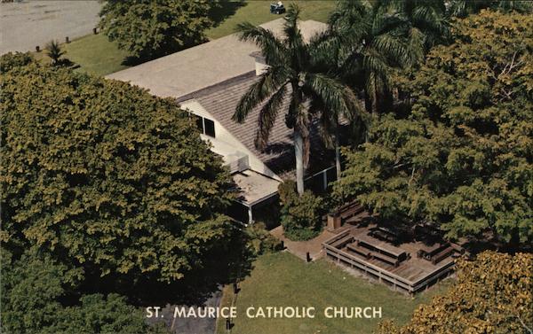 St. Maurice Catholic Church Fort Lauderdale, FL Postcard