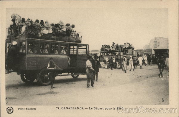 Le Depart Pour le Bled Casablanca, Morocco Africa