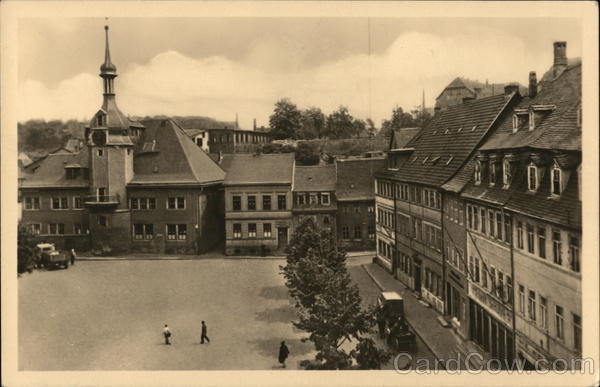 Markt mit Rathaus Apolda, Germany