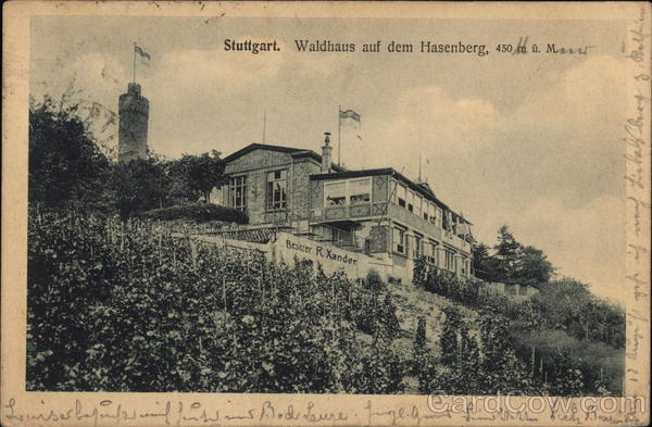 Waldhaus auf dem Hasenberg Stuttgart, Germany