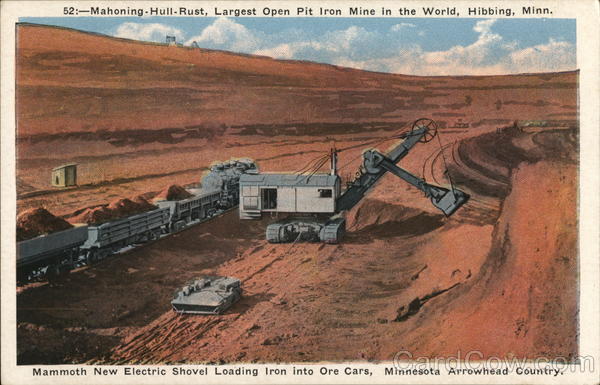 52:-Mahoning-Hull-Rustm Largest Open Pit Iron Mine in the World Hibbing ...
