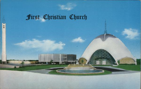 First Christian Church Oklahoma City, OK Postcard