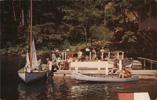 Frontier Village Lake George, NY Postcard