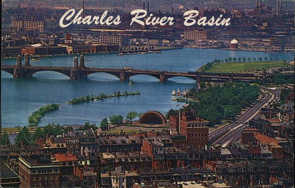 Charles River Basin Boston, MA Postcard
