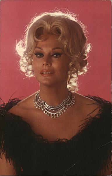 Eva Gabor Actresses Postcard