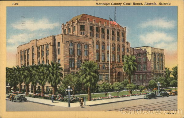 Maricopa County Court House Phoenix, AZ Postcard