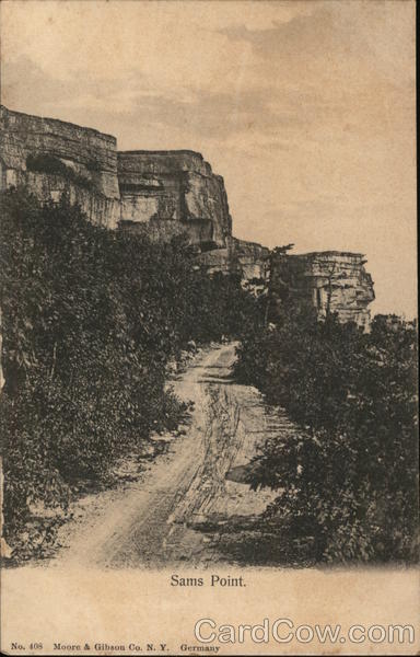 Sams Point Ellenville, NY Postcard