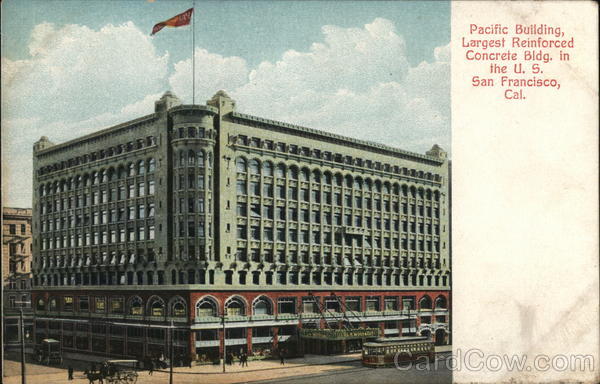 Pacific Building San Francisco, CA Postcard