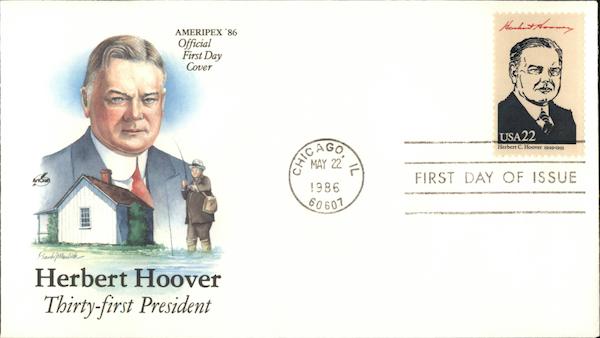 Herbert Hoover Thirty-first President First Day Covers First Day Cover