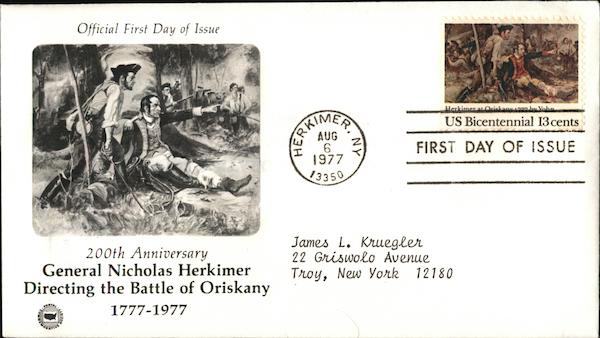 200th Anniversary General Nicholas Herkimer First Day Covers First Day ...