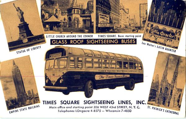 Glass Roof Sightseeing Buses New York City, NY