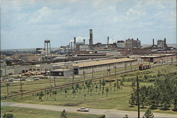 Union Bag-Camp Paper Corporation Savannah, GA Postcard