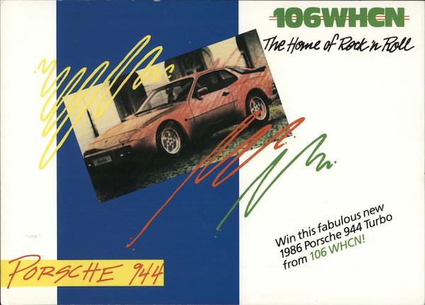 WHCN 106 Hartford, CT Modern (1970's to Present) Postcard