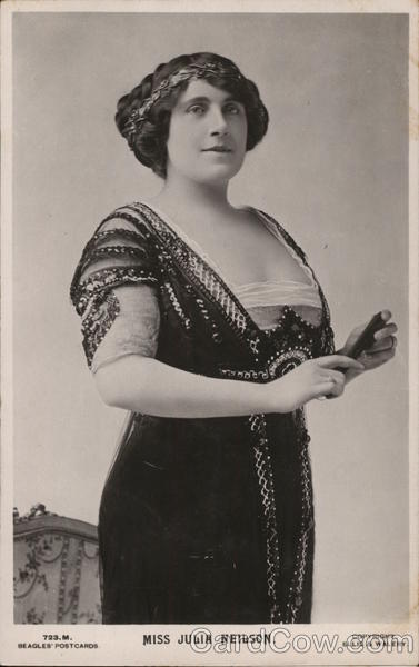 Miss Julia Neilson Actresses Postcard