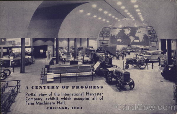 Partial view of the International Harvester Company exhibit 1933 ...