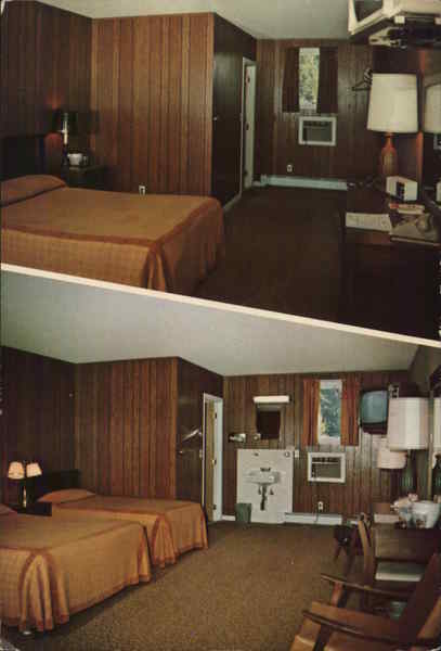 Interstate Oasis Motel Brunswick, ME Postcard