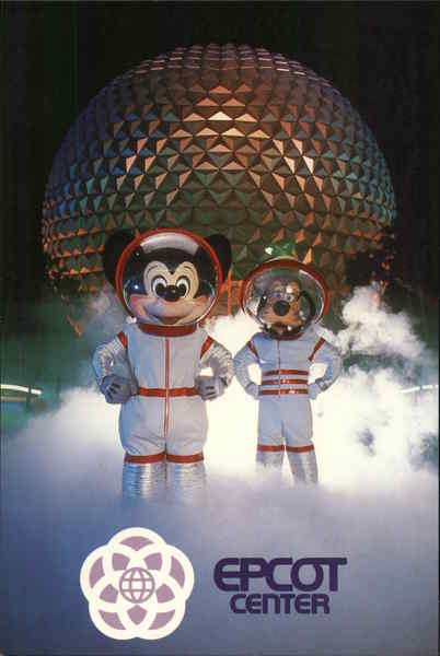 EPCOT Center Disney Postcard