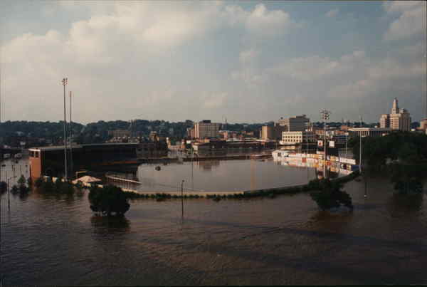 The Great Flood 1993, Quad Cities Davenport, IA Postcard The Great Flood 1993, Quad Cities Davenport, IA Postcard