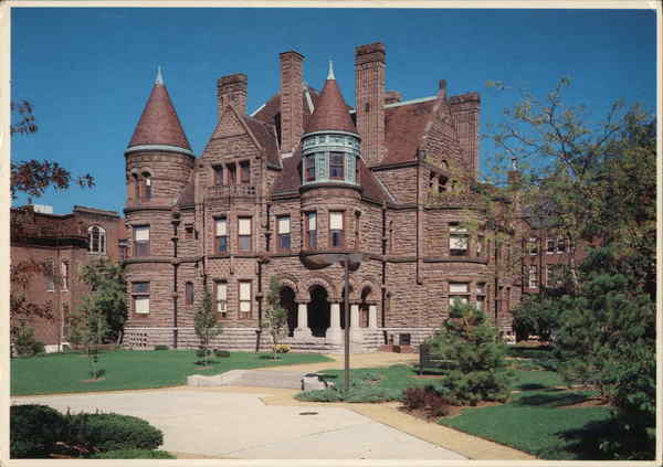 Cupples House, St. Louis University Missouri Postcard