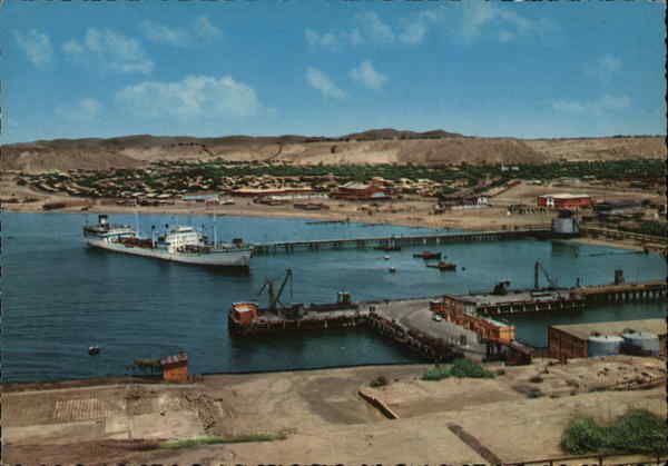 View of the Port Talara, Peru Postcard