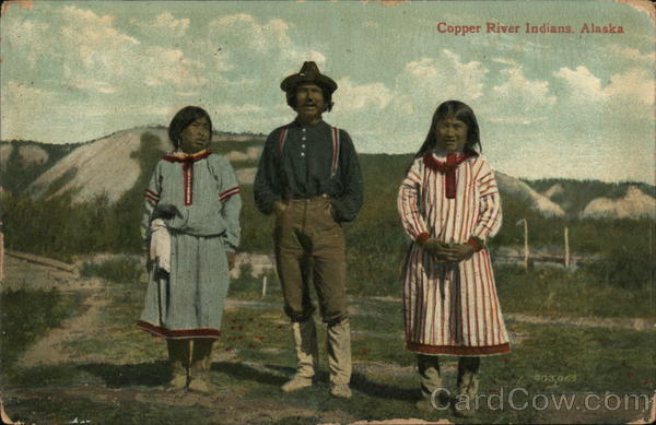 Copper River Indians Alaska Native Americana Postcard