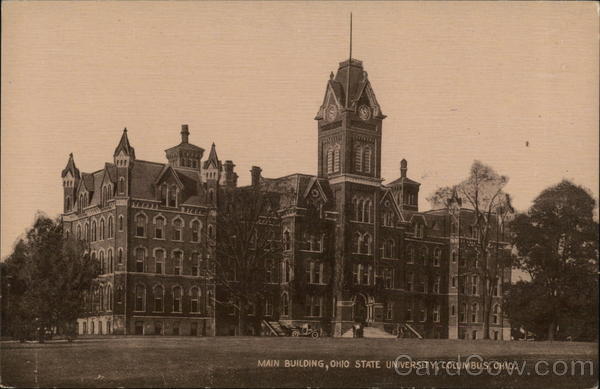 Ohio State University - Main Building Columbus, OH Postcard
