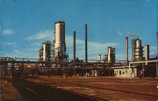 Amuay Refinery Complex Venezuela South America Postcard