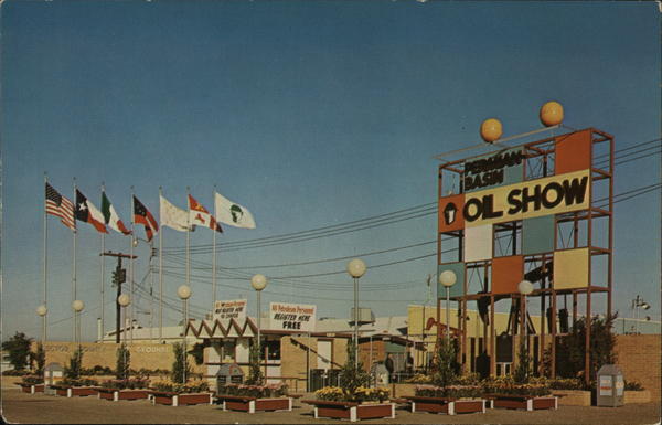 Permian Basin Oil Show Odessa, TX Exposition Postcard Permian Basin Oil Show Odessa, TX Exposition Postcard