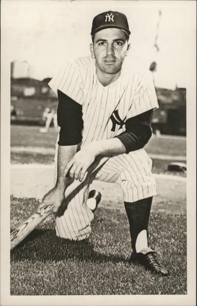 Clete Boyer, New York Yankees Baseball Postcard
