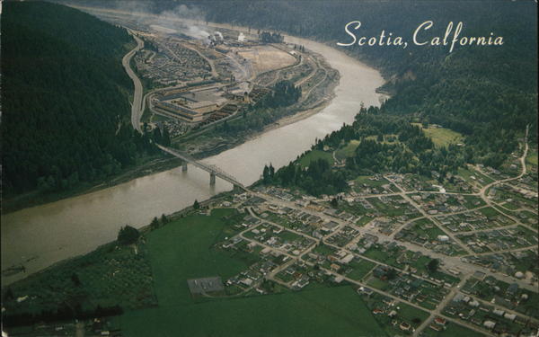 Scotia, California Postcard