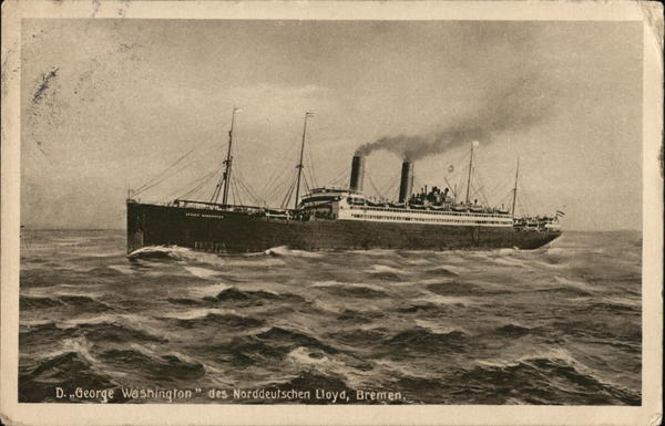 Norddeutscher Lloyd "George Washington" Boats, Ships