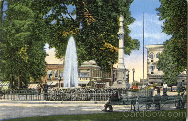 Fountain In Ely Park Elyria, OH