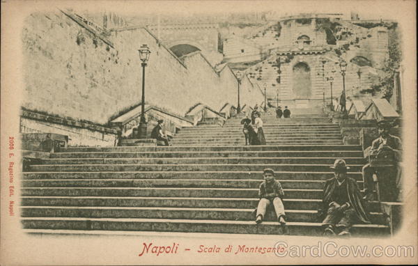 Montesanto Steps Naples, Italy