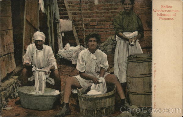 Native Washerwomen Panama