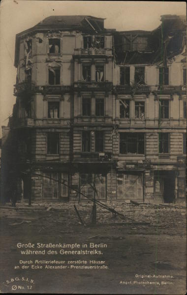 Destroyed Houses Berlin, Germany