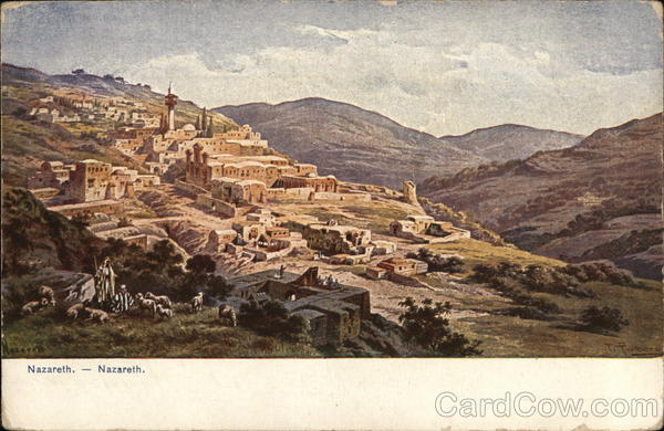 View over the City Nazareth, Israel Middle East