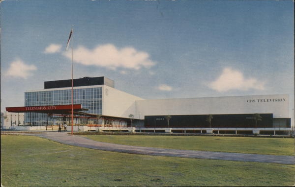 CBS Television City Los Angeles, CA Postcard