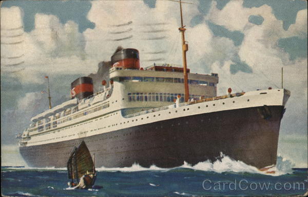 SS President Hoover - SS President Coolidge Dollar Steamship Lines Steamers