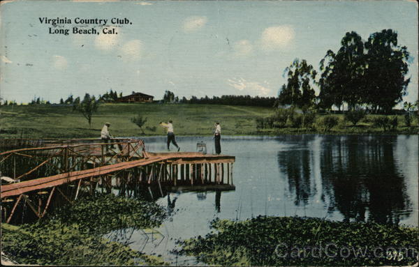 Virginia Country Club Long Beach, CA Postcard