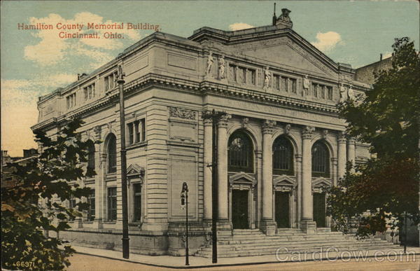 Hamilton County Memorial Building Cincinnati, OH Postcard Hamilton County Memorial Building Cincinnati, OH Postcard