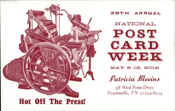 National Post Card Week Post Card Clubs & Collecting Postcard