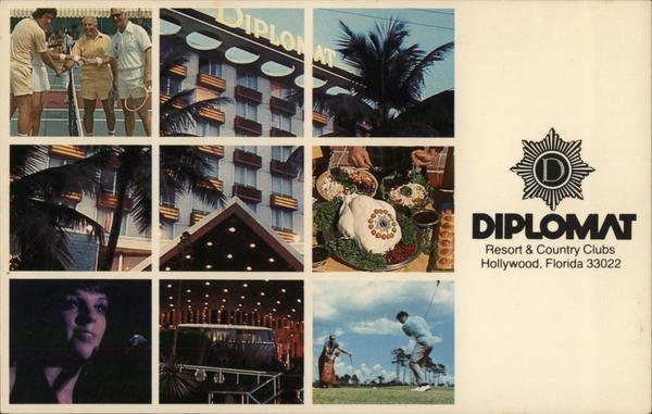 Diplomat Resort & Country Club Hollywood, FL Postcard