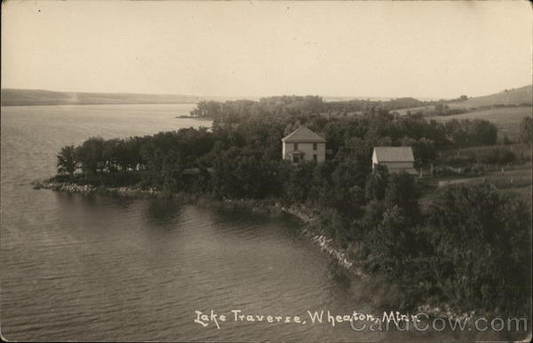 Lake Traverse Wheaton, MN Postcard