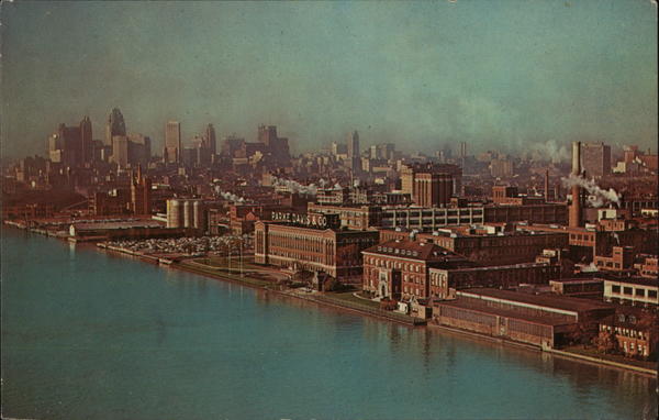 Parke Davis Offices and Laboratories Detroit, MI Postcard