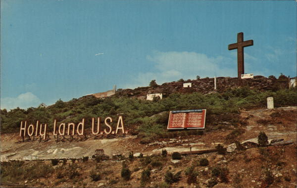 Holy Land U.S.A. Waterbury, CT Postcard
