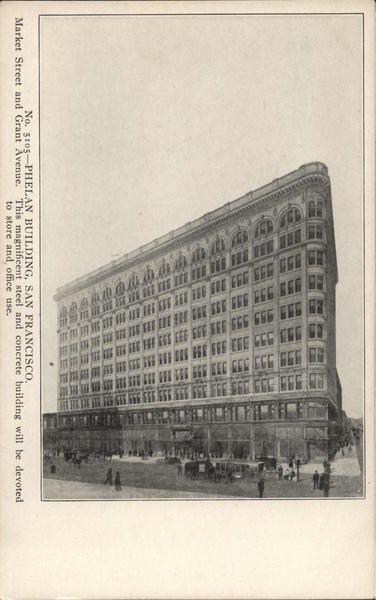 Phelan Building San Francisco, CA Postcard