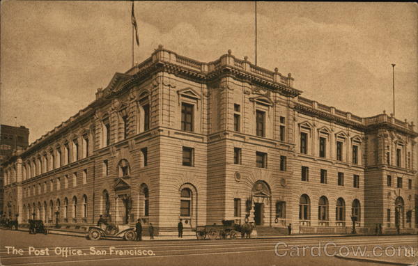 The Post Office San Francisco, CA Postcard