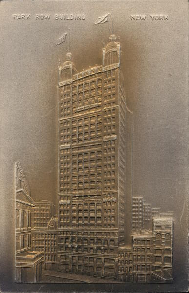 Park Row Building New York, NY Postcard